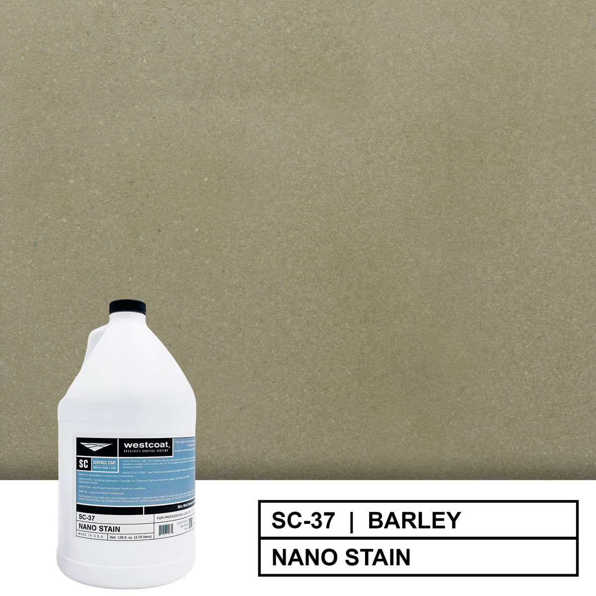 Westcoat SC-37 Nano Stain | 1 Gallon – Concrete Exchange