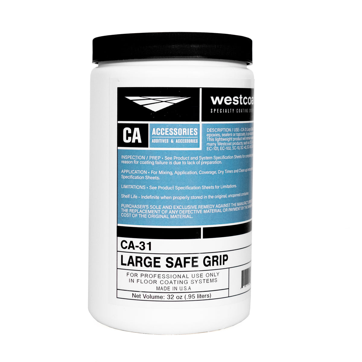 Westcoat CA-31 Large Safe Grip - Non-Skid Additive – Concrete Exchange