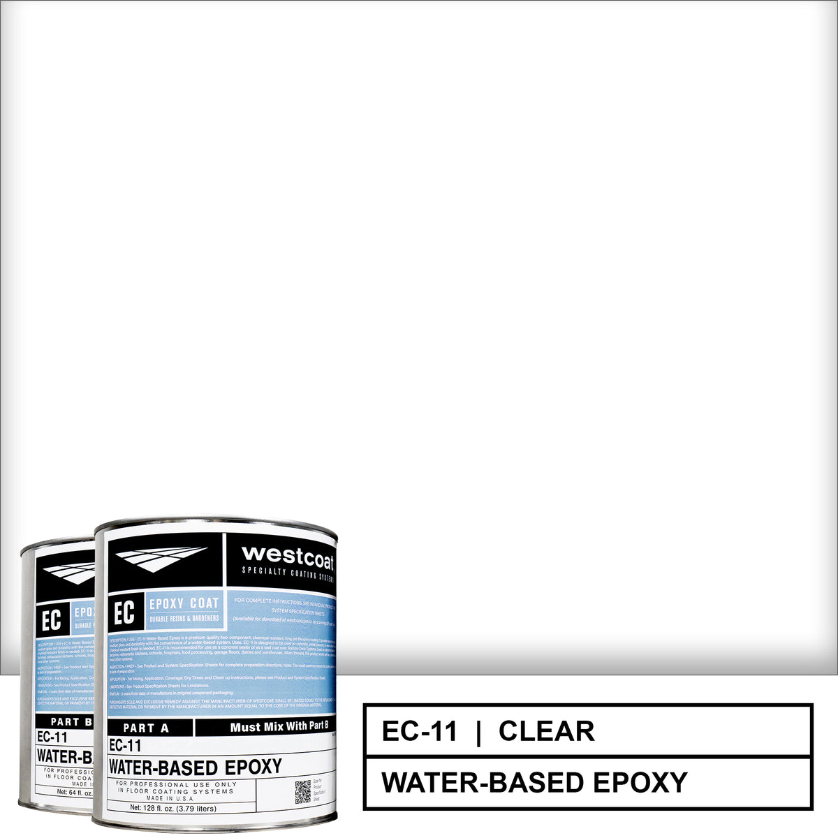 Westcoat EC-11 Water-Based Epoxy Coating | 1.5 Gallons – Concrete Exchange