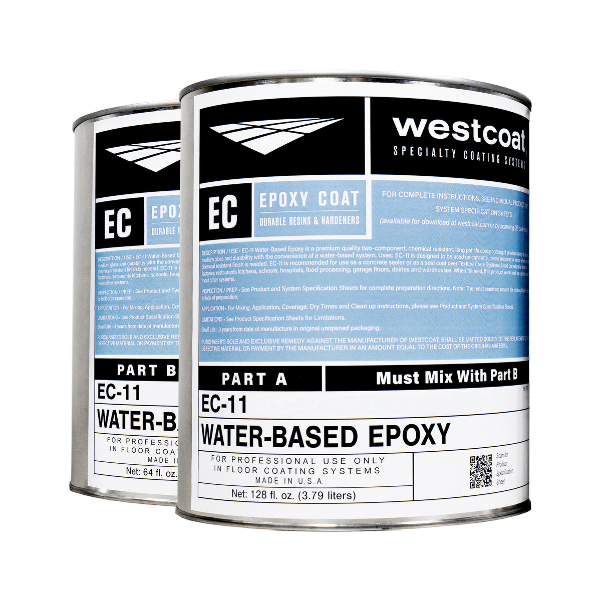 Westcoat EC-11 Water-Based Epoxy Coating | 1.5 Gallons – Concrete Exchange