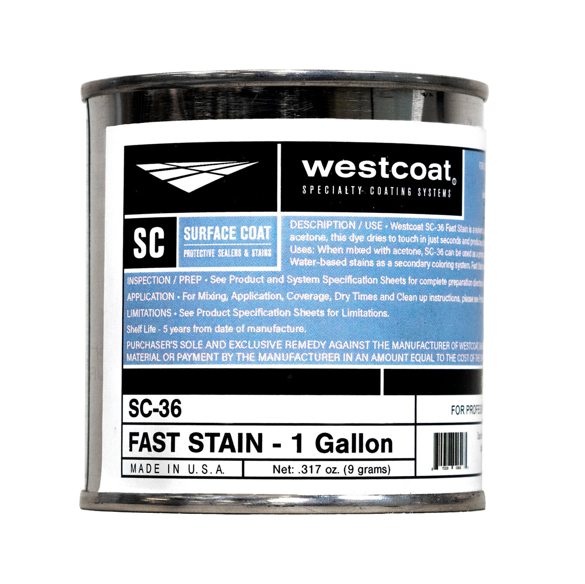 Westcoat SC-36 Fast Stain - 1 Gallon – Concrete Exchange