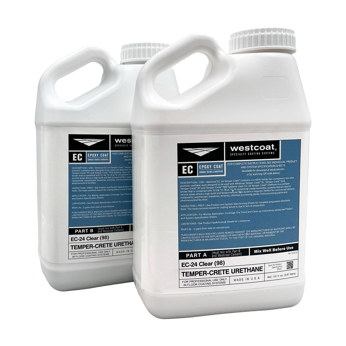 Westcoat EC-24 Temper-Crete Urethane - Clear (246 fl oz) – Concrete ...