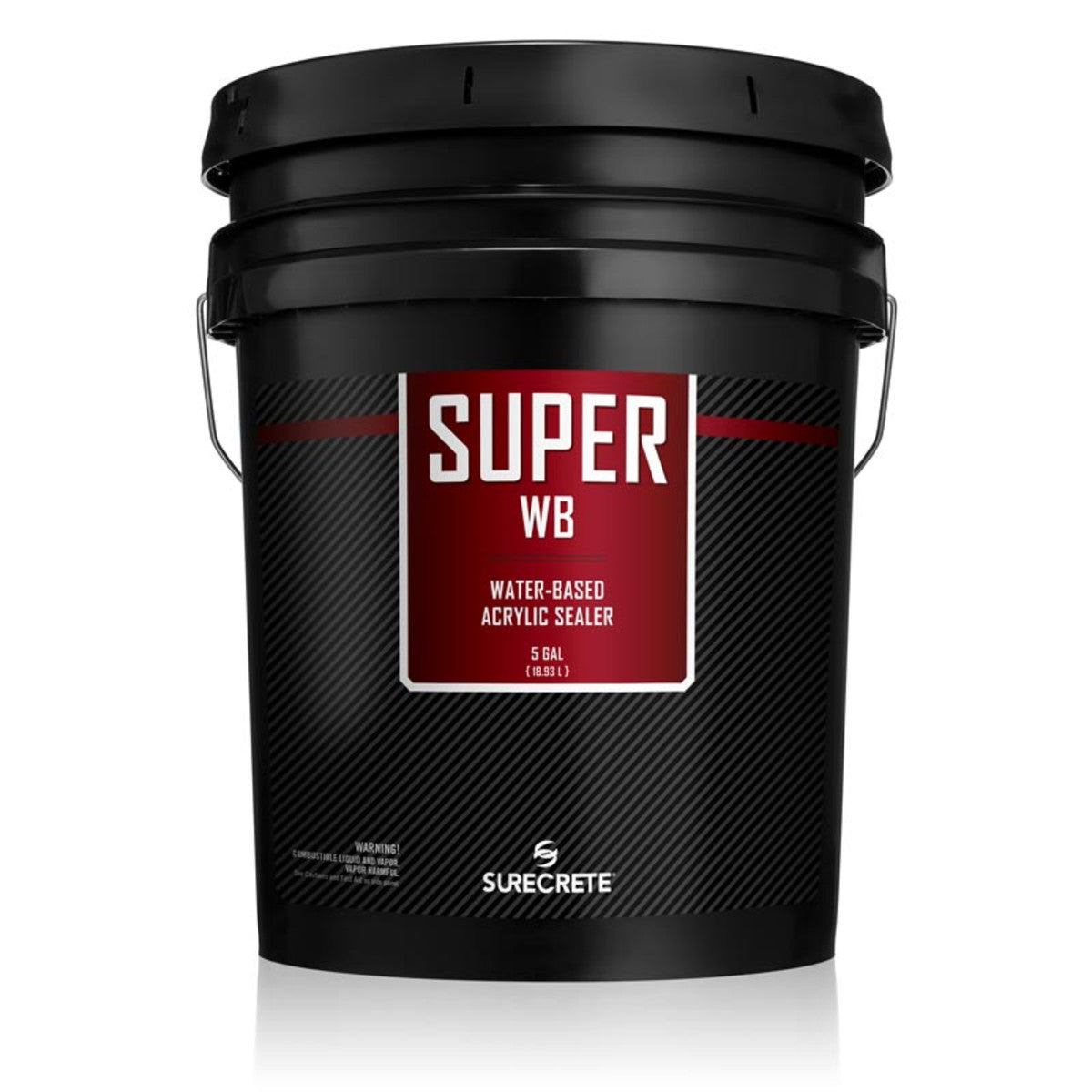 Surecrete Super WB Water-Based Clear Acrylic Concrete Sealer - 5 Gallo ...