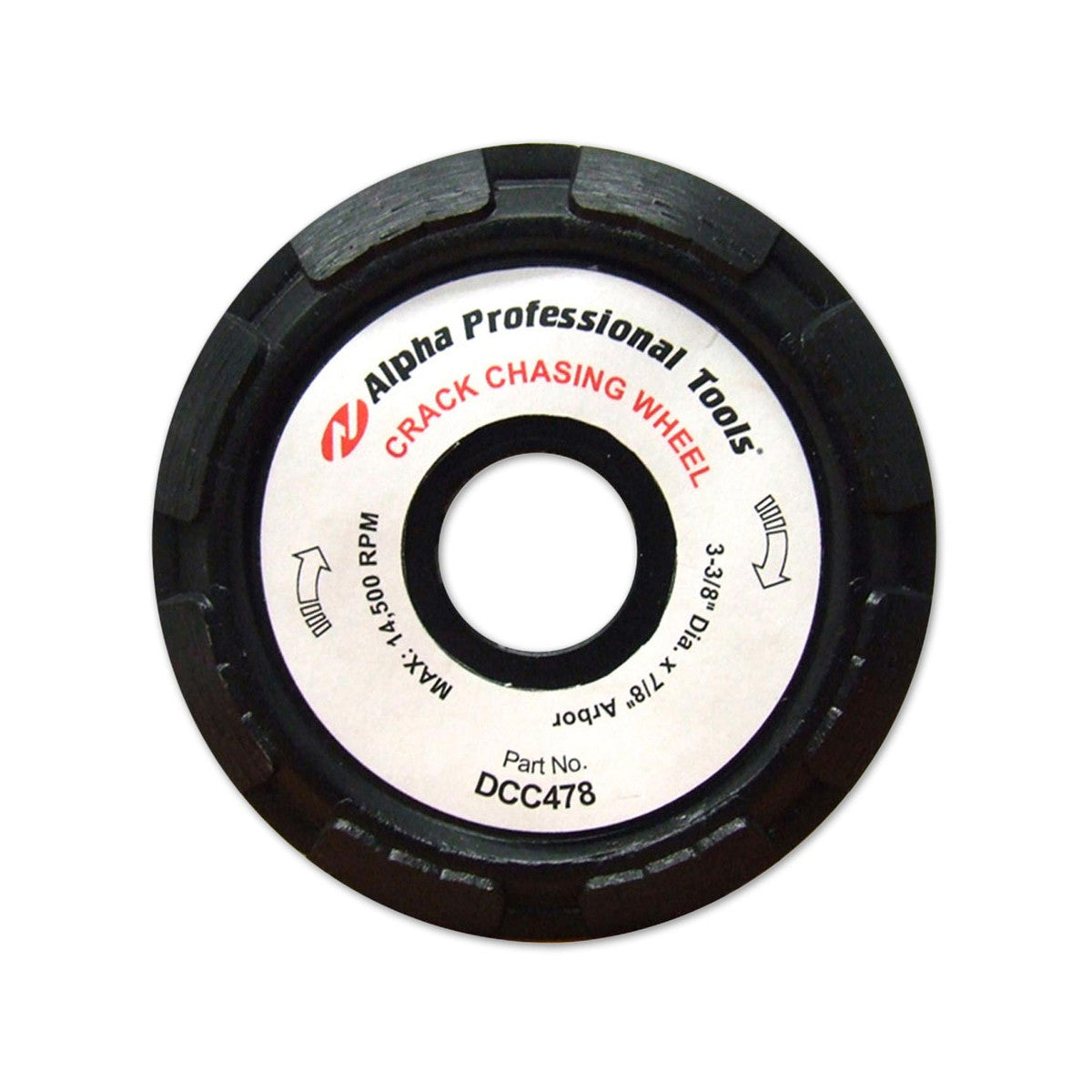 4" Crack Chasing Wheel – Concrete Exchange